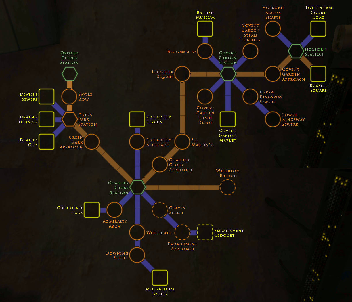 Hellgate. London - Maps